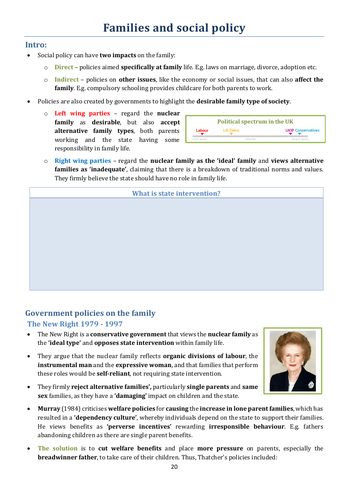 Family policy for families and households topic A Level Sociology ...