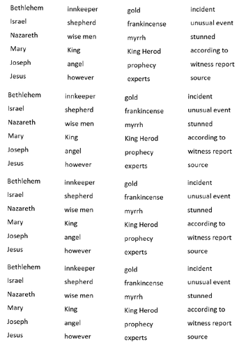 Newspaper writing - Christmas / nativity | Teaching Resources