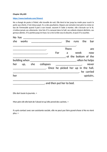 No et Moi A level French | Teaching Resources