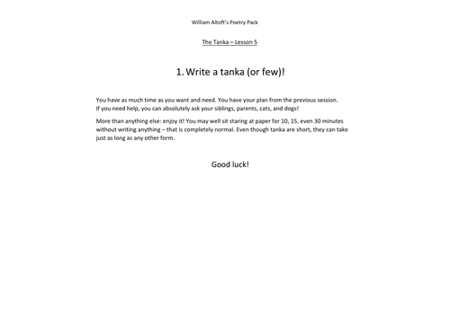 Short Poetry Course for KS2 & KS3 | Teaching Resources