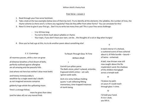 Short Poetry Course for KS2 & KS3 | Teaching Resources