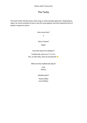 Short Poetry Course for KS2 & KS3 | Teaching Resources