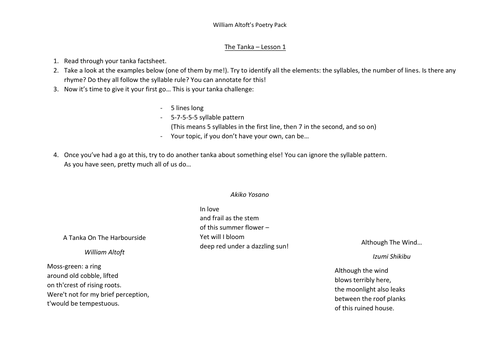 Short Poetry Course for KS2 & KS3 | Teaching Resources