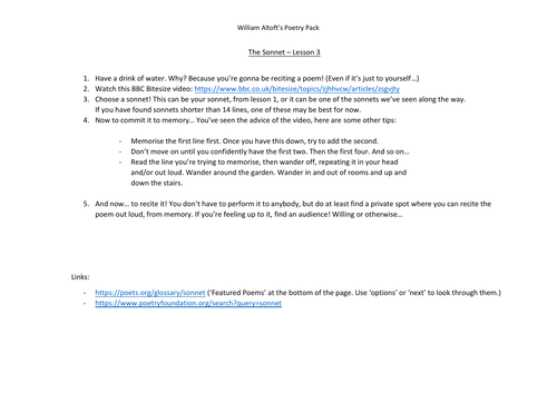 Short Poetry Course for KS2 & KS3 | Teaching Resources