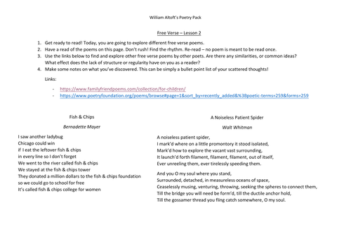 Short Poetry Course for KS2 & KS3 | Teaching Resources