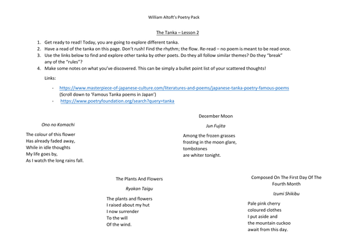 Short Poetry Course for KS2 & KS3 | Teaching Resources