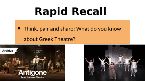 Greek Theatre Lesson | Teaching Resources