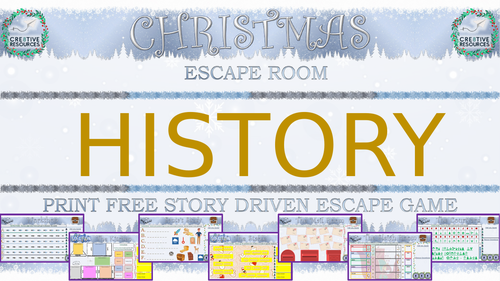 Christmas History Quiz Escape | Teaching Resources