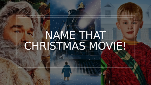 Christmas Movie Quiz - Fun Lesson Filler. 20 Questions & Answers ...