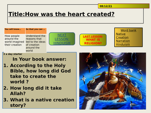 The Hindu creation story | Teaching Resources