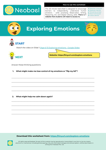 Exploring Emotions | Teaching Resources