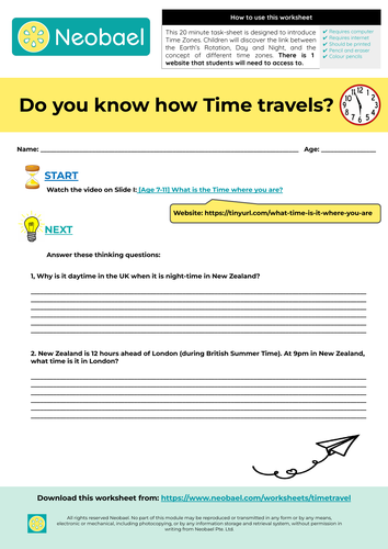 [Age 7-11] Do you know how Time travels_ | Teaching Resources