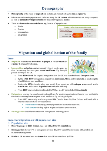 Demography definition, migration and globalisation – families and ...
