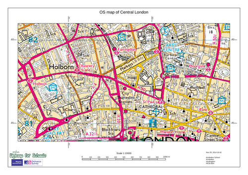 OS maps with questions | Teaching Resources