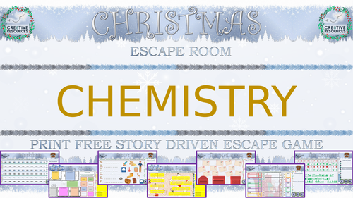 Christmas Chemistry Quiz Escape | Teaching Resources