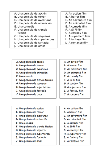 Vocab board game -French/Spanish/ German | Teaching Resources