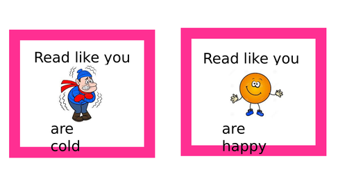 Reading Cards | Teaching Resources