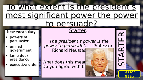 Edexcel A Level USA Politics Lessons 71-73 (Other powers) | Teaching ...
