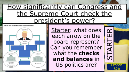 Edexcel A Level USA Politics Lessons 74-76 (Presidential power ...