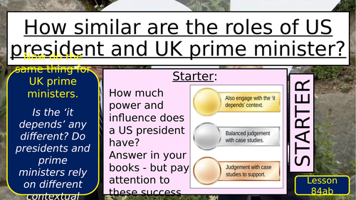 Edexcel A Level USA Politics Lessons 83-85 (Comparative politics ...