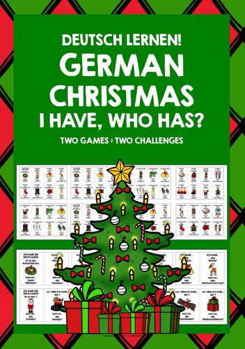 GERMAN CHRISTMAS I HAVE, WHO HAS? | Teaching Resources