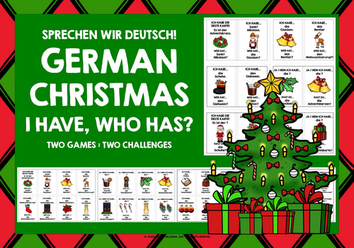 GERMAN CHRISTMAS I HAVE, WHO HAS? | Teaching Resources