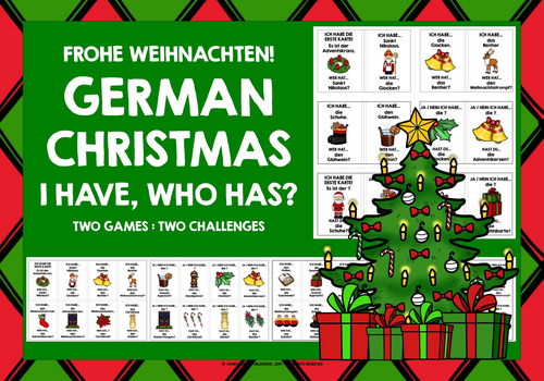 GERMAN CHRISTMAS I HAVE, WHO HAS? | Teaching Resources