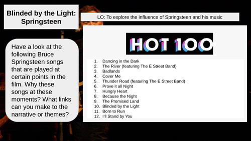 Blinded by the Light AQA Media CSP | Teaching Resources