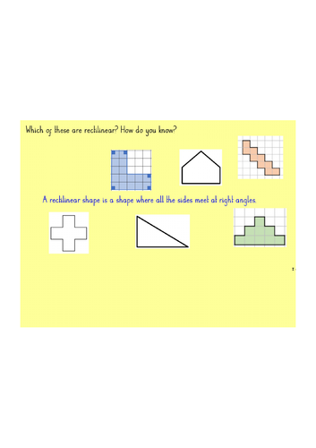 Christmas perimeter of rectilinear shapes Year 5 | Teaching Resources