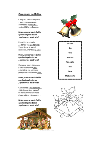 Spanish Christmas activity bundle | Teaching Resources