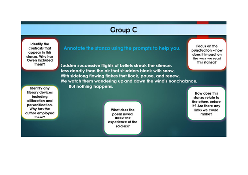 AQA English Literature GCSE: Comparing Poems Unit | Teaching Resources