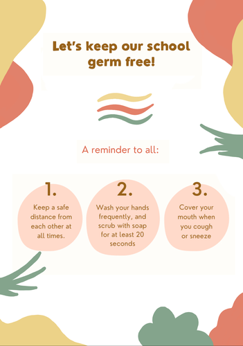 Keep your school germfree poster | Teaching Resources