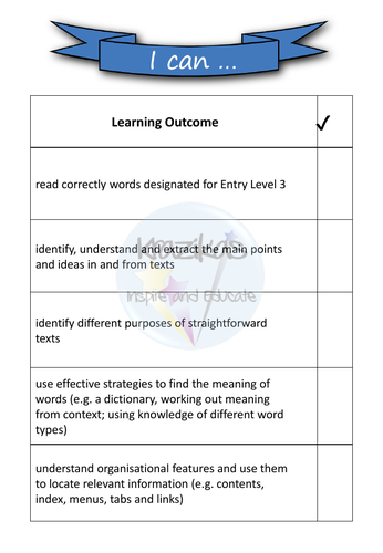 English Functional Skills - Entry Level 3 - Reading Workbook | Teaching ...
