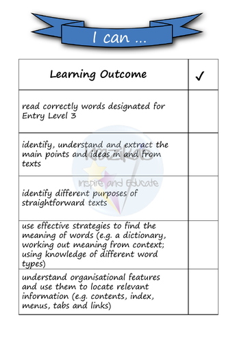 English Functional Skills - Entry Level 3 - Reading Workbook | Teaching ...