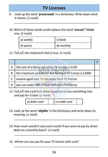 English Functional Skills - Entry Level 3 - Reading Workbook | Teaching ...