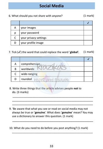 English Functional Skills - Entry Level 3 - Reading Workbook | Teaching ...