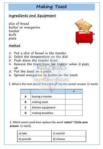 English Functional Skills - Entry Level 3 - Reading Workbook | Teaching ...