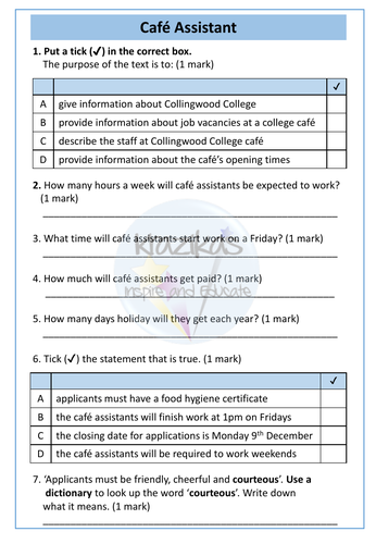 English Functional Skills - Entry Level 3 - Reading Workbook | Teaching ...