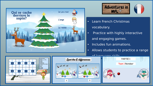 French Christmas Lesson KS2/KS3 | Teaching Resources