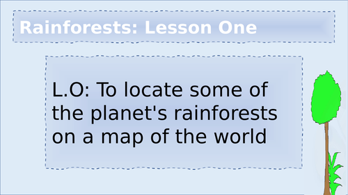 Rainforests Locations KS2 Lesson 1 | Teaching Resources