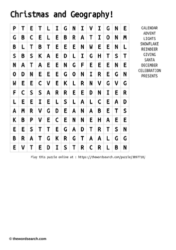 Christmas and Geography! | Teaching Resources