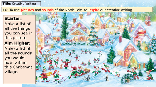 North Pole Creative Writing | Teaching Resources