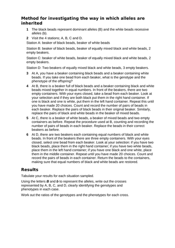 AQA A level Biology - 3.7 Genetics - 1 | Teaching Resources