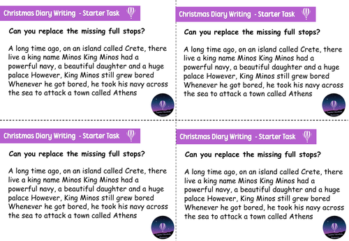 KS2 Recounting Christmas Writing Unit - 4 Outstanding Lessons ...