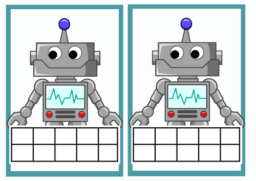 Robot Maths (Ten frames) | Teaching Resources