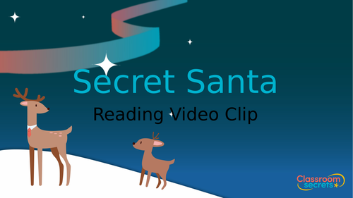 Year 1 Secret Santa Animated Christmas Poem | Teaching Resources