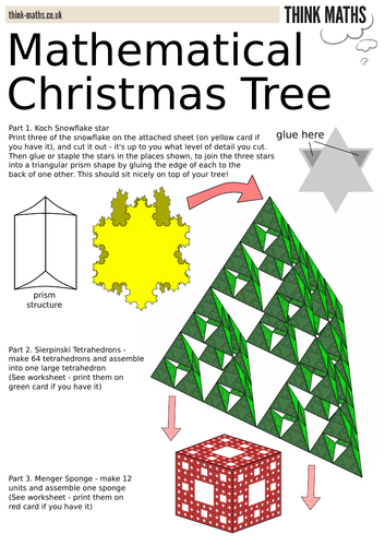 Mathematical Christmas tree | Teaching Resources