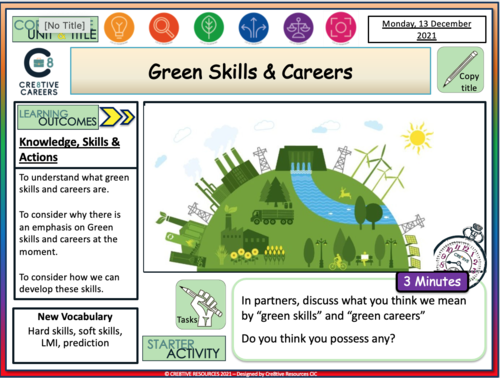 Green Skills and Careers | Teaching Resources