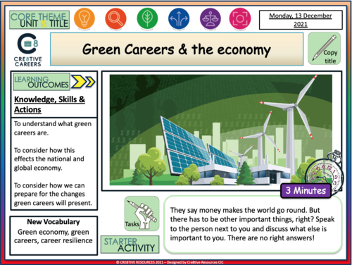 Green Jobs and the Green Economy | Teaching Resources