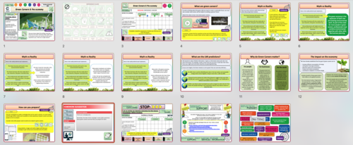 Green Jobs and the Green Economy | Teaching Resources